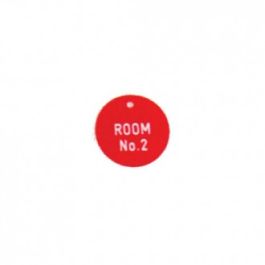 Acrylic Round Personalised Key Fob - (3cm) | Timpson