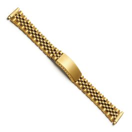 Rolex Style Metal Watch Strap - Gold | Timpson