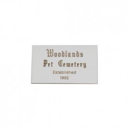 Brass Memorial Plaque - (12.5x7.5cm) | Timpson