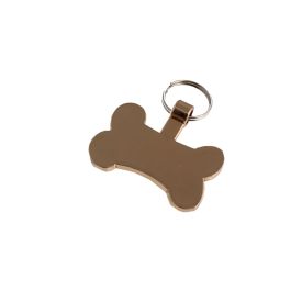 Rose Gold Large Bone Pet Tag | Timpson